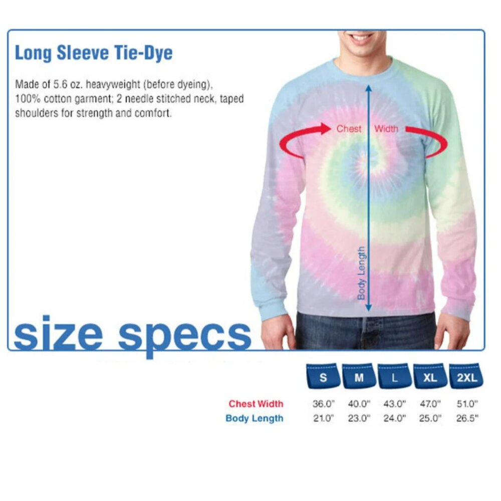 Grateful Dead | Shirts | Grateful Dead 3th Anniversary Tie Dye Long ...